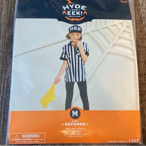 Costumes | New Kids Referee Cottstume Size Minclude Shirt Hat Whistle ...